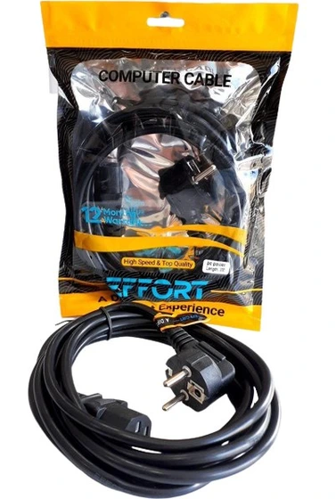 خرید و قیمت کابل برق پاور effort 3m سه متر | ترب
