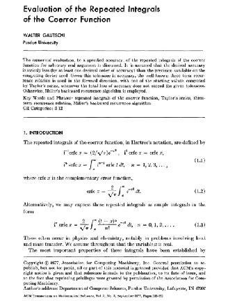 خرید و قیمت دانلود کتاب Repeated integrals of coerror function | ترب