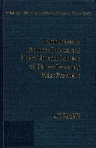 خرید و قیمت دانلود کتاب Introduction To Sobolev Spaces And Finite Element Solution Of Elliptic