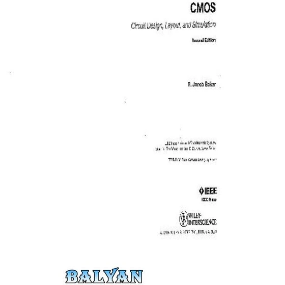 خرید و قیمت دانلود کتاب Cmos Circuit Design Layout And Simulation ترب 