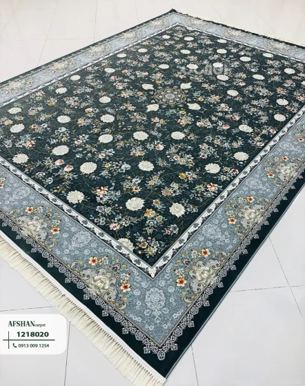 خرید و قیمت فرش 1200شانه آکرولیک طرح آوا کد 1218020 غزل | ترب
