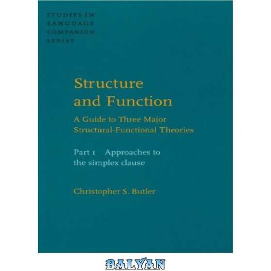خرید و قیمت دانلود کتاب Structure And Function Approaches To The Simplex Clause Pt 1 A Guide