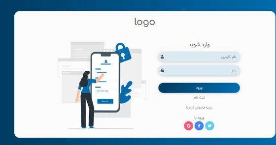خرید و قیمت طراحی فرم ورود با Html Css Javascript و Mdbootstrap ترب