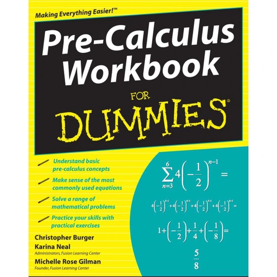 خرید و قیمت Pre Calculus Workbook For Dummies خرید کتاب زبان | ترب