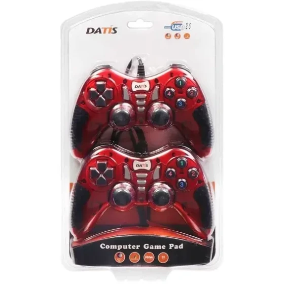 خرید و قیمت دسته بازی 2 عددی شوک دار PC مدل DATIS DTS-600D | ترب