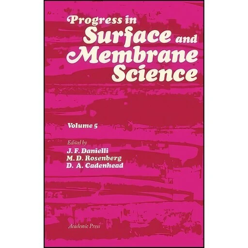 خرید و قیمت کتاب زبان اصلی Progress in Surface and Membrane Science اثر J F Danielli | ترب