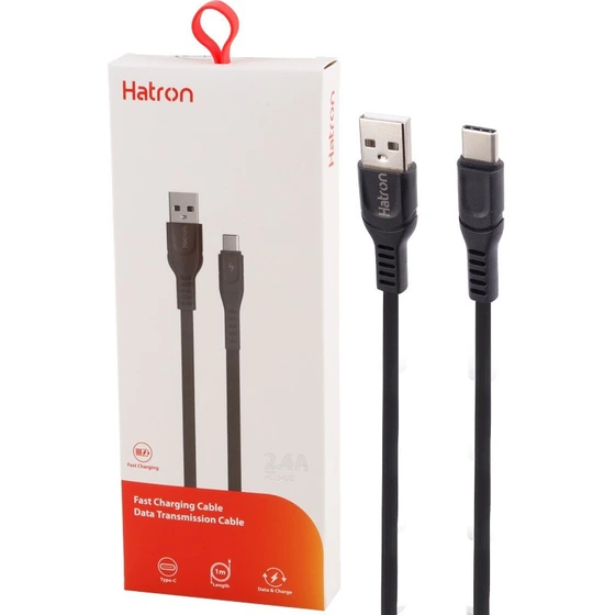 خرید و قیمت کابل تایپ سی فست شارژ Hatron HC154UC 2.4A 1m | ترب