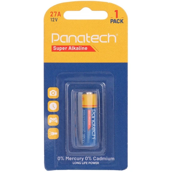 خرید و قیمت باتری ریموت کنترل Panatech Super Alkaline 12V 27A | ترب