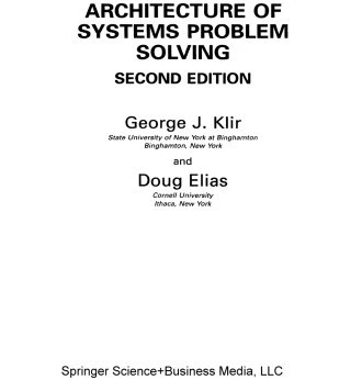 خرید و قیمت دانلود کتاب Architecture of Systems Problem Solving ویرایش ...