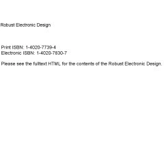 خرید و قیمت دانلود کتاب Robust Electronic Design Reference Book ویرایش 1 | ترب