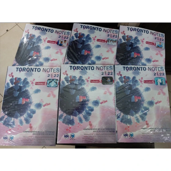 خرید و قیمت کتاب Toronto Notes 6 volumes pack 2022 superpixel quality ...