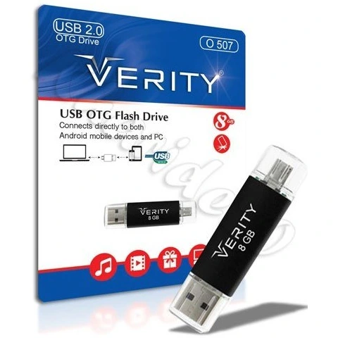 خرید و قیمت فلش مموری او تی جی VERITY OTG O 507 -8GB | ترب