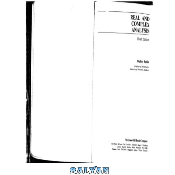 خرید و قیمت دانلود کتاب Real and complex analysis third edition | ترب