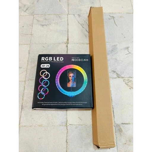 خرید و قیمت رینگ لایت 3D بزرگ مدل RGB260 | ترب