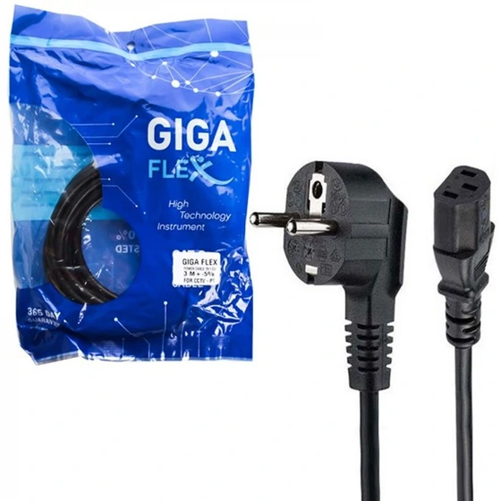 خرید و قیمت کابل برق کامپیوتر GIGAFLEX 2*0/75 3M | ترب
