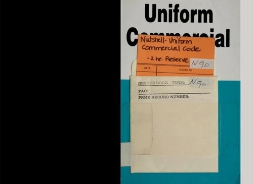 خرید و قیمت دانلود کتاب Uniform Commercial Code in a Nutshell 2012 | ترب