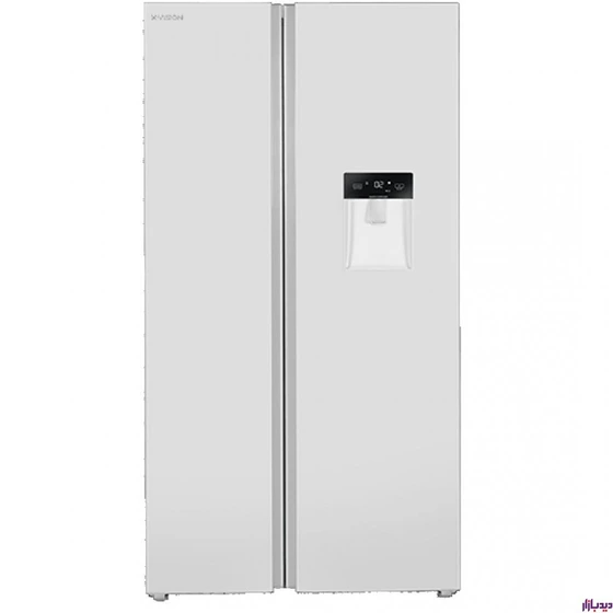 خرید و قیمت یخچال ساید بای ساید ایکس ویژن مدل X.Vision HS550-SI | ترب