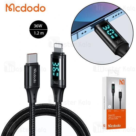 خرید و قیمت کابل لایتنینگ به Type C مک دودو Mcdodo CA-1030 Digital HD ...