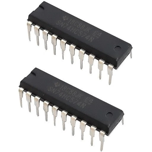 خرید و قیمت آی سی دی فلیپ فلاپ تگزاس اینسترومنتس مدل 74HC574 N بسته 2 ...