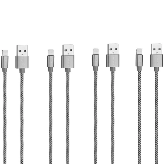 خرید و قیمت کابل شارژ لایتنینگ KD-19 کلومن (KOLUMAN) (4 PACK) | ترب