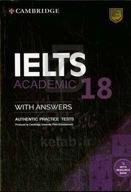 خرید و قیمت Cambridge IELTS 18 academic with answers: authentic ...