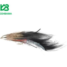 خرید و قیمت پشه فلای Streamer Conehead Zuddler Black | ترب