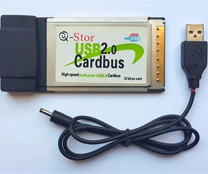 خرید و قیمت کارت لپ تاپ Q-Stor USB 2 PCMCIA CardBus | ترب