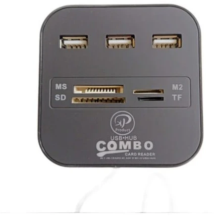 خرید و قیمت هاب 3 پورت و رم ریدر XP-HC836G | ترب