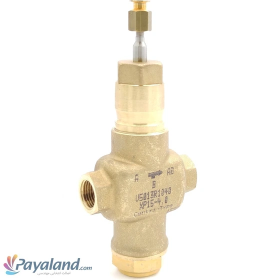 خرید و قیمت شیر سه راهه برنجی دنده ای هانیول " 1/2 V5013R1040 | ترب
