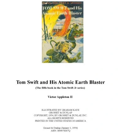 خرید و قیمت دانلود کتاب Tom Swift and His Atomic Earth Blaster (The ...
