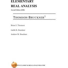 خرید و قیمت دانلود کتاب Elementary Real Analysis 2nd | ترب