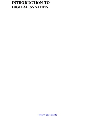 خرید و قیمت دانلود کتاب Introduction to Digital Systems: Modeling, Synthesis, and Simulation ...