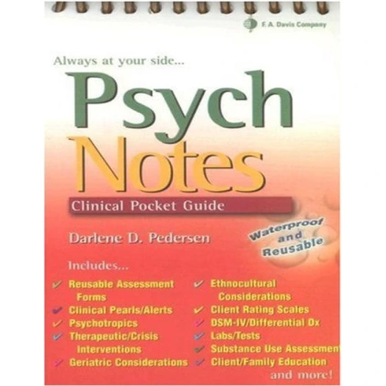 خرید و قیمت دانلود کتاب Psych notes: Clinical Pocket Guide | ترب