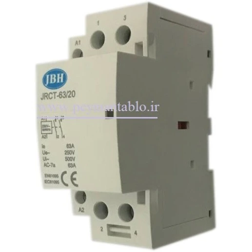 خرید و قیمت کنتاکتور 2 پل 220 ولت اتوماتیک 63 آمپر JBH | ترب