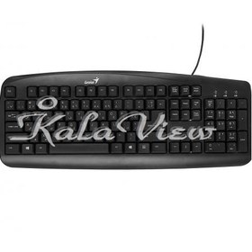 خرید و قیمت کیبورد کامپیوتر جنیوس KB 110 Keyboard PS 2 With Persian ...