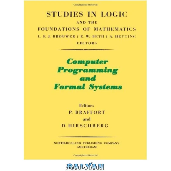 خرید و قیمت دانلود کتاب Computer Programming And Formal Systems ترب