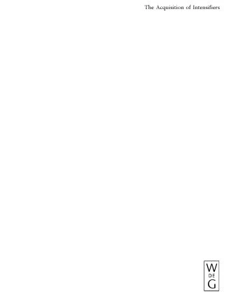 خرید و قیمت دانلود کتاب The acquisition of intensifiers : emphatic ...