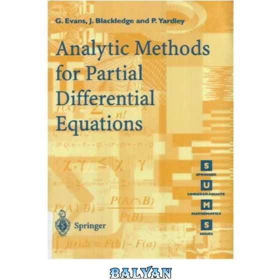 خرید و قیمت دانلود کتاب Analytic Methods For Partial Differential Equations ترب