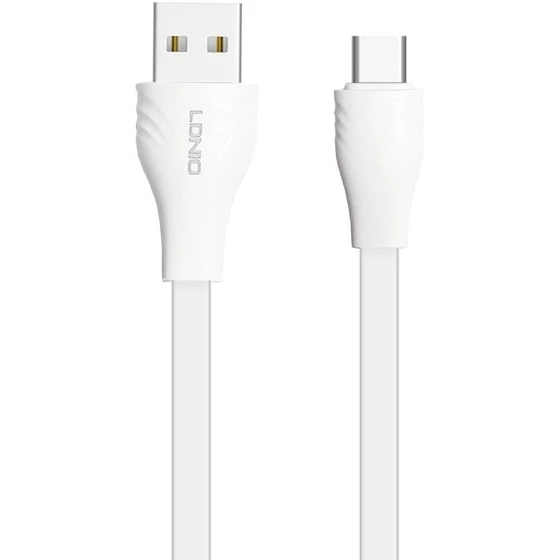 خرید و قیمت کابل شارژ TYPE C فست شارژ Ldnio LS552 2m - سفید | ترب