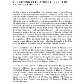 خرید و قیمت دانلود کتاب The History of Political Thought in National ...