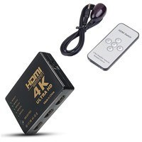خرید و قیمت سوییچ 3 به 1 HDMI 4K آداپتور خور ریموت دار با کابل IR XP-SW3H | ترب