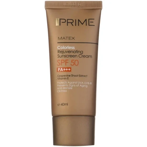 خرید و قیمت کرم ضد آفتاب پرایم بی رنگ SPF 50 مدل Matex ظرفیت 40 میلی لیتر | ترب