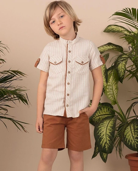 خرید و قیمت پیراهن پسرانه برند اولیا اند اولا کد: OL-20Y1-015-V1 | ترب