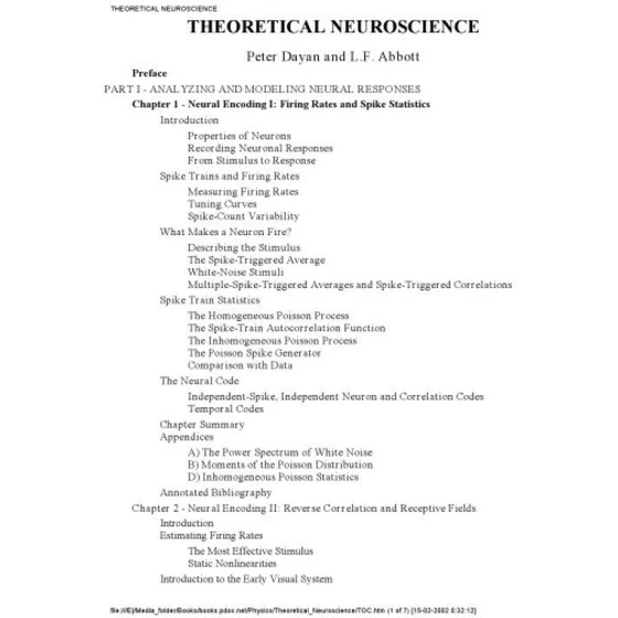 خرید و قیمت دانلود کتاب Theoretical neuroscience - computational and ...