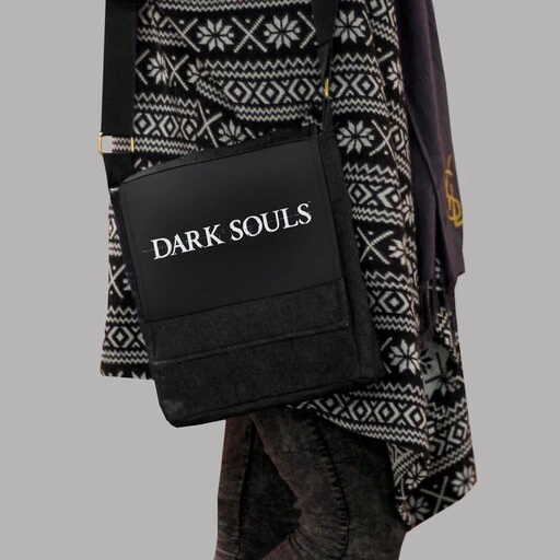 خرید و قیمت کیف دوشی چی چاپ طرح بازی Dark Souls کد 65379 | ترب