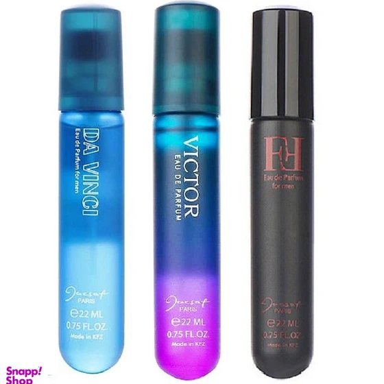 خرید و قیمت عطر جیبی مردانه ژک ساف (Jacsaf) مدل J2 حجم 22 میلی‌لیتر مجموعه 3 عددی | ترب