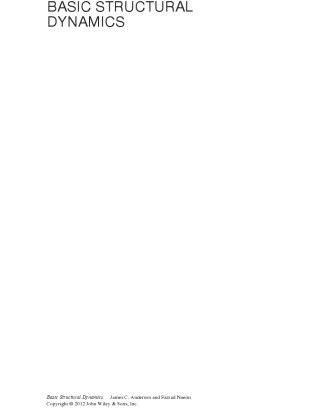 خرید و قیمت دانلود کتاب Basic Structural Dynamics 2012 | ترب