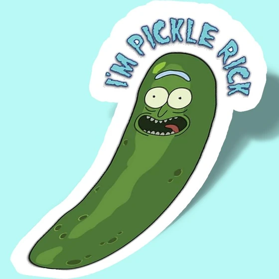خرید و قیمت استیکر Im Pickle Rick | ترب