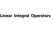 خرید و قیمت دانلود کتاب Linear integral operators 1982 | ترب