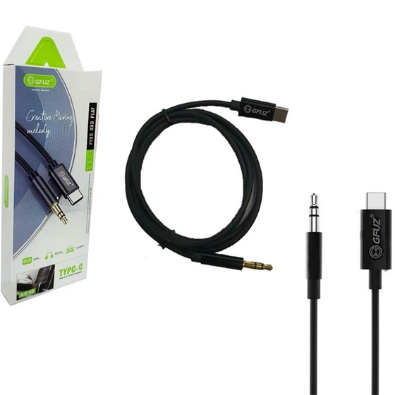 خرید و قیمت کابل تبدیل TYPE-C به جک 3.5 میلی متری (TYPE-C TO 3.5 AUX GFUZ AX-45) | ترب